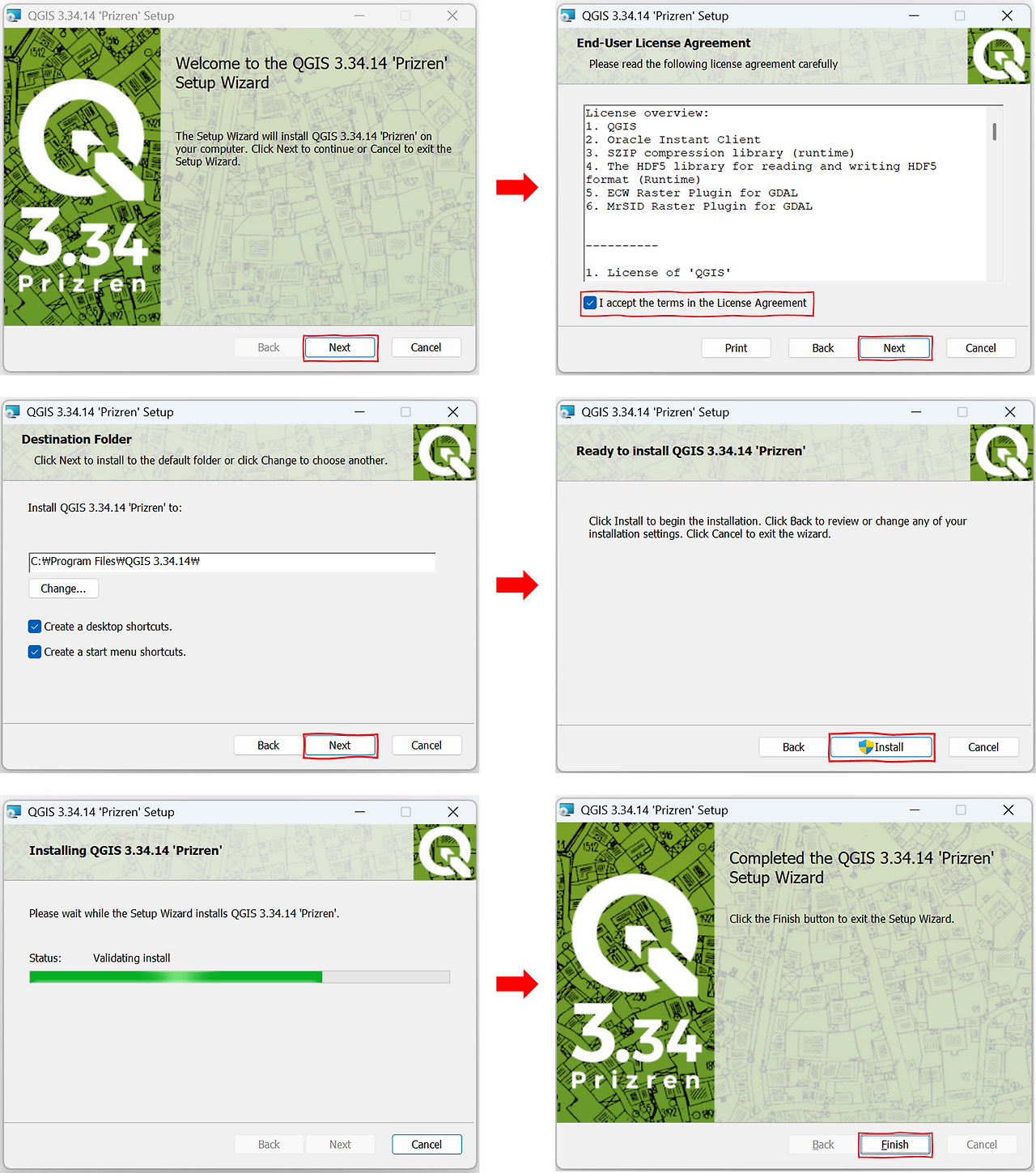 Qgis Qgis 설치하기 Windows