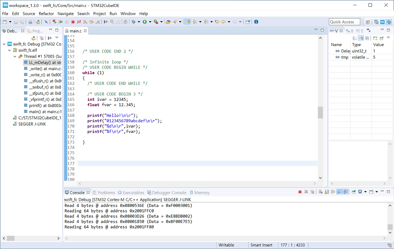 [STM32] UART로 실수형(float) 출력하기