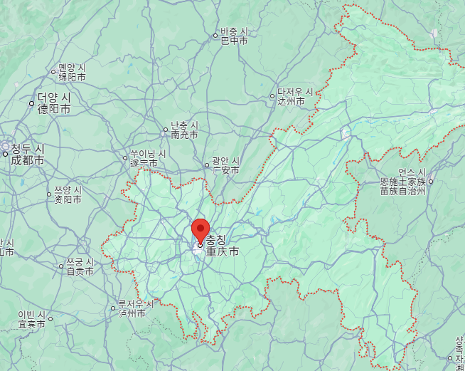 중국 충칭 지도 위치와 여행 정보 팁