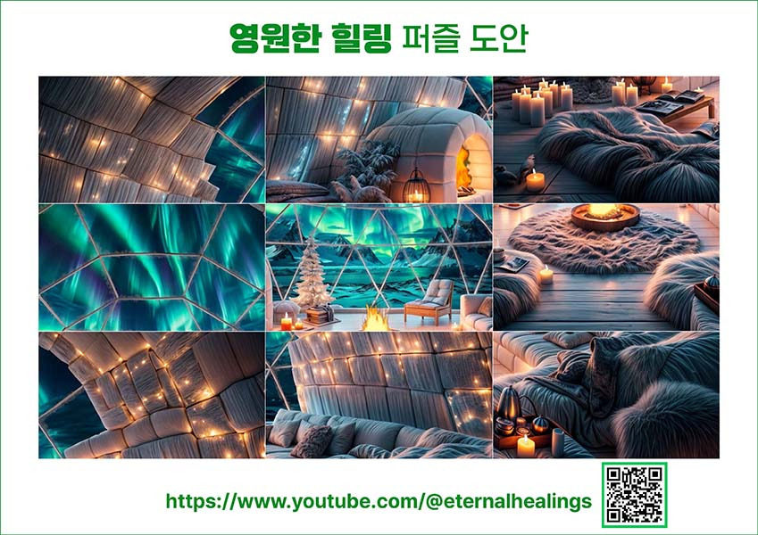 핀란드 이글루 퍼즐 게임 도안 색칠공부도안 이미지 그림 프린트 무료다운 어르신 노인 유아 인지프로그램 치매예방