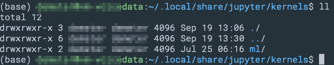 [주피터 노트북 커널] jupyter lab/notebook kernel