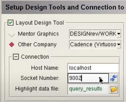 [Calibre] RVE socket 연결 방법
