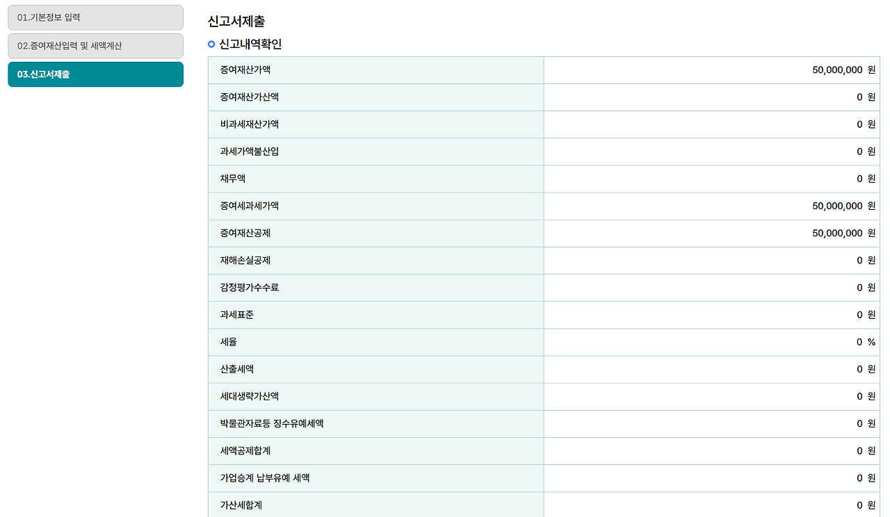 자녀 현금 증여 셀프 신고 방법 요약준비물 비과세 5천만원 홈택스 신고 방법 등