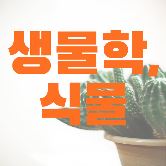 생물학 식물에 대해