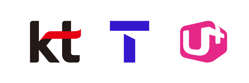 [로고] SKT, KT, LGU 통신 3사 로고 모음