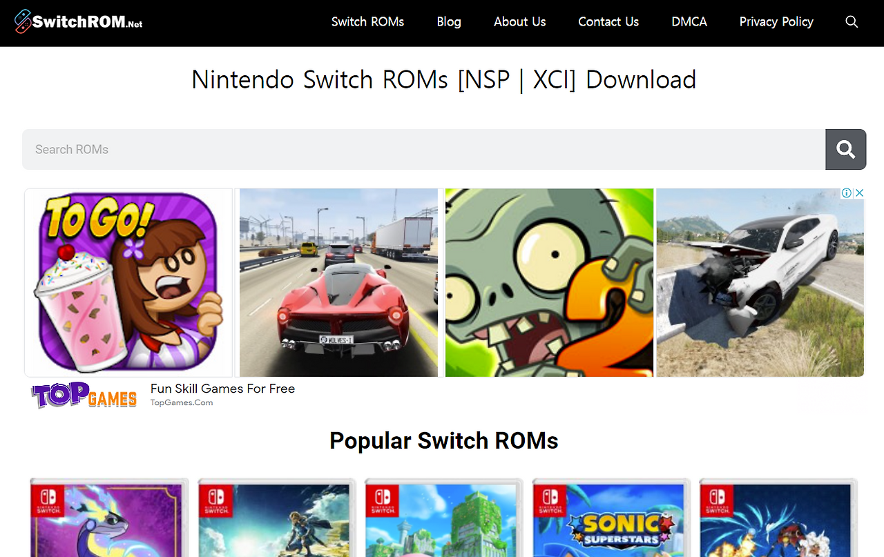 스위치 롬 다운로드 사이트 모음 Switch NSP/NSW/XCI