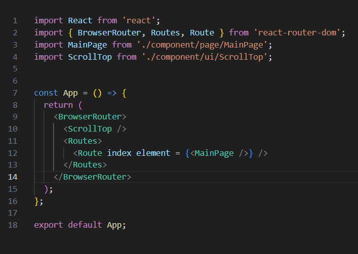 [React] 페이지 이동 시 스크롤 위치 맨위로 하는 방법 :: 난나나희