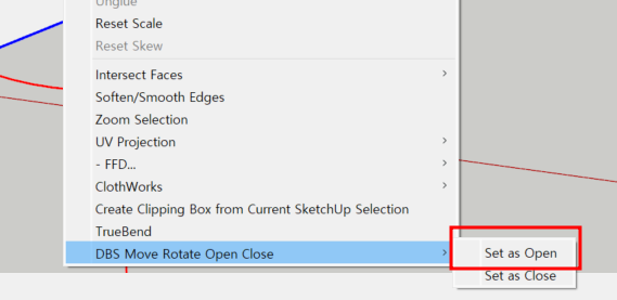 [SketchUp] 스케치업 창문, 도어를 움지게 만들어 주는 필수 루비 DBS - Move Rotate Open Close