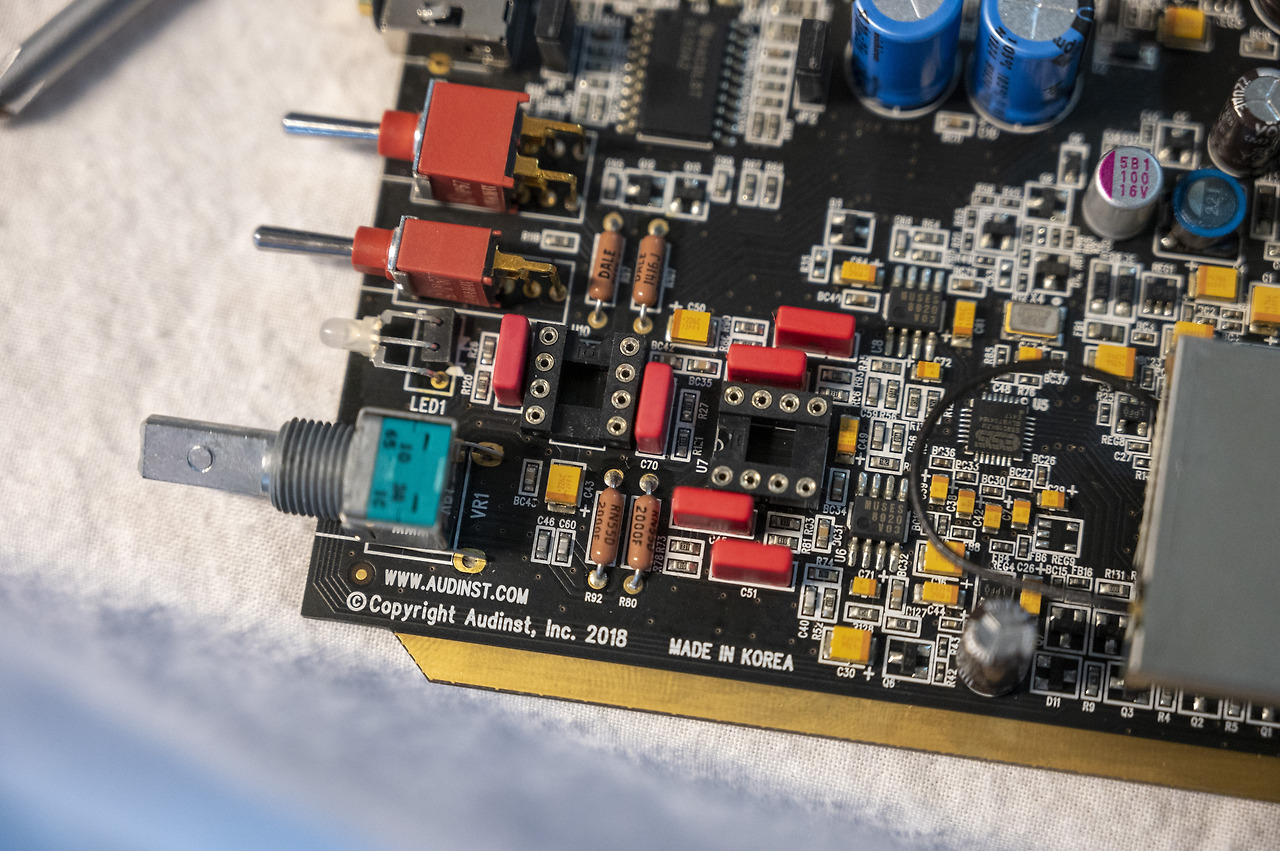 [DAC/헤드폰앰프] OPAMP 업그레이드하기/오딘스트 HUD-DX1 Blue24/MUSES8920