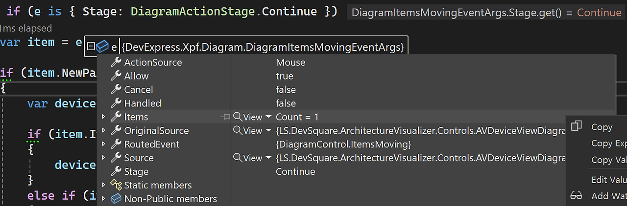 [C#] if (A is {b : c}) :: 기억상기용