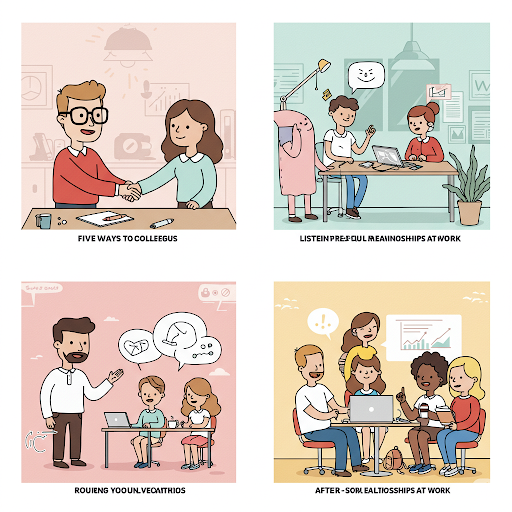 😊 Five Ways to Build Meaningful Relationships at Work