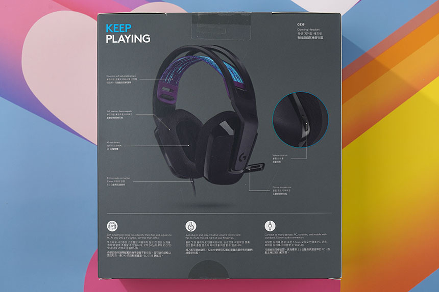 초경량 게이밍 헤드셋! 로지텍 G335 블랙 언박싱 후기!