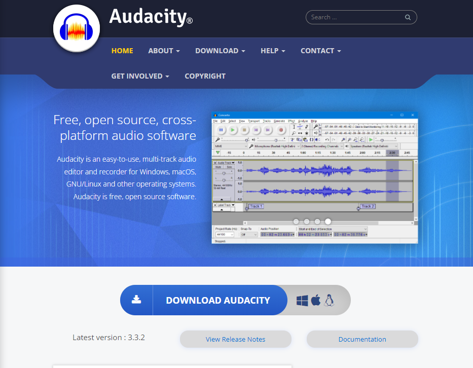오디오 편집프로그램 오다시티 Audacity 설치 및 사용법과 단축키