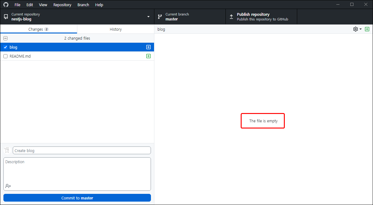 [GitHub] The file is empty?? 커밋이 왜 안되지?? :: Dandy Now!