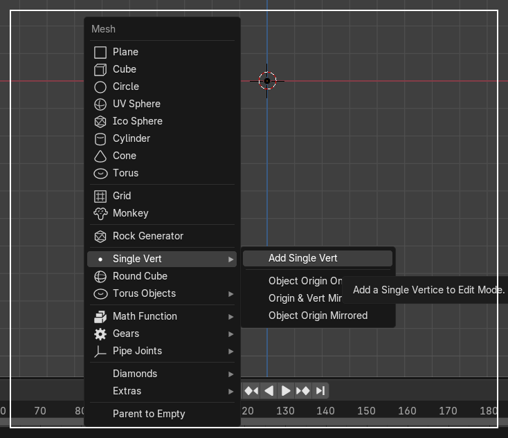 이 기능을 사용하면 새로운 단일 꼭짓점 을 추가할 수 있습니다.