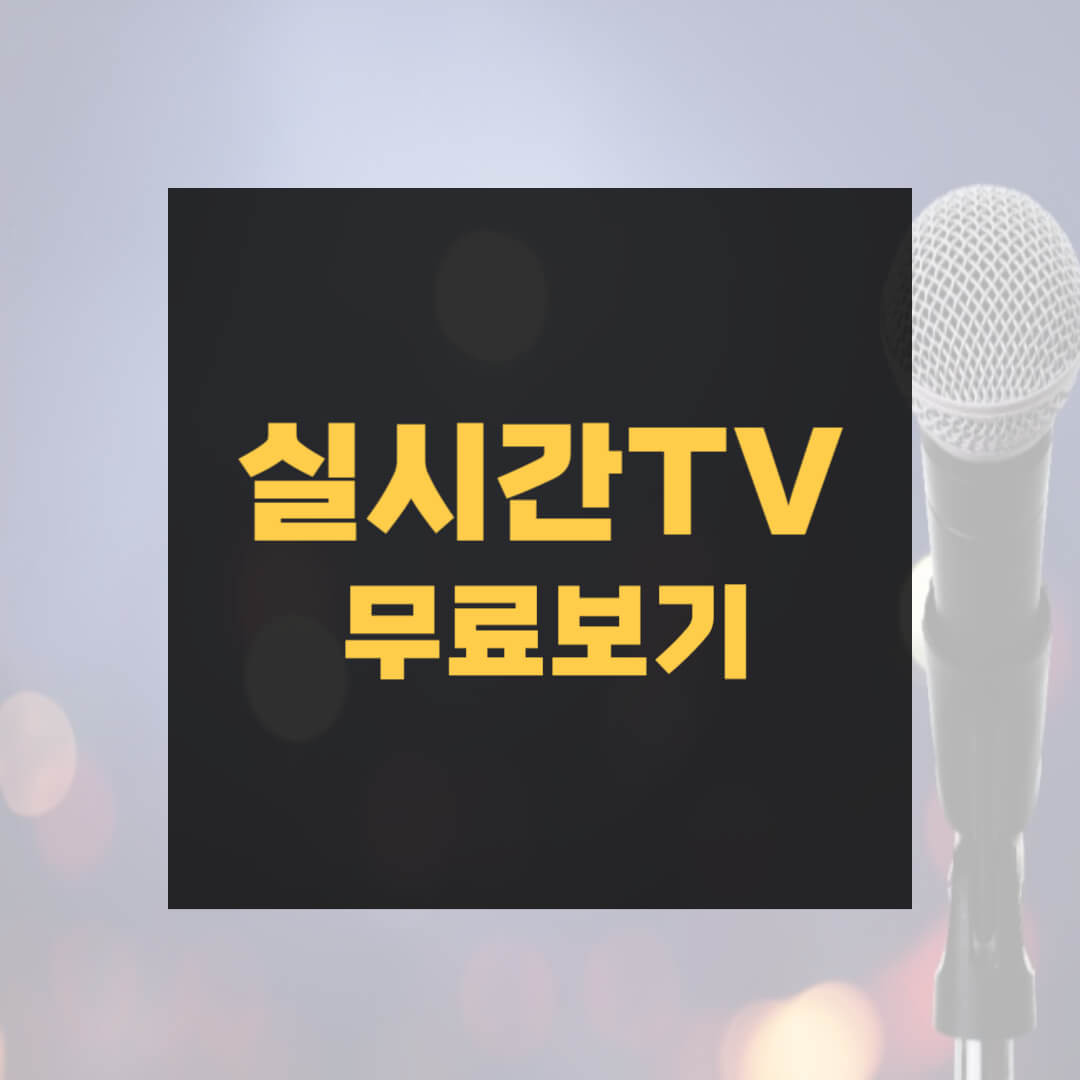 실시간TV 무료보기 : kbs mbc sbs tvn jtbc mbn tv조선 채널a