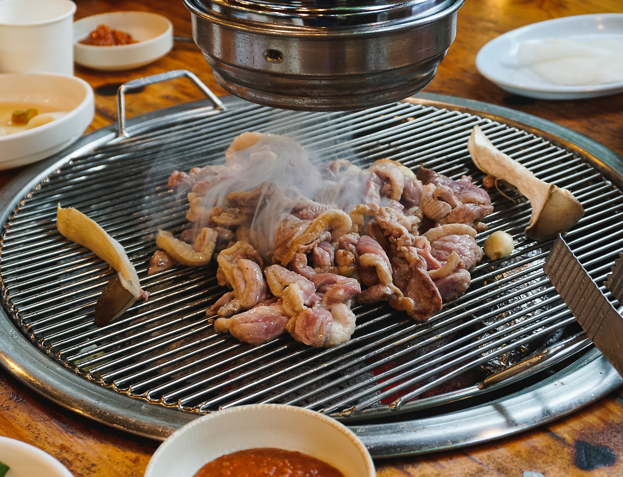 하남 가나안덕 숯불 오리구이 맛집