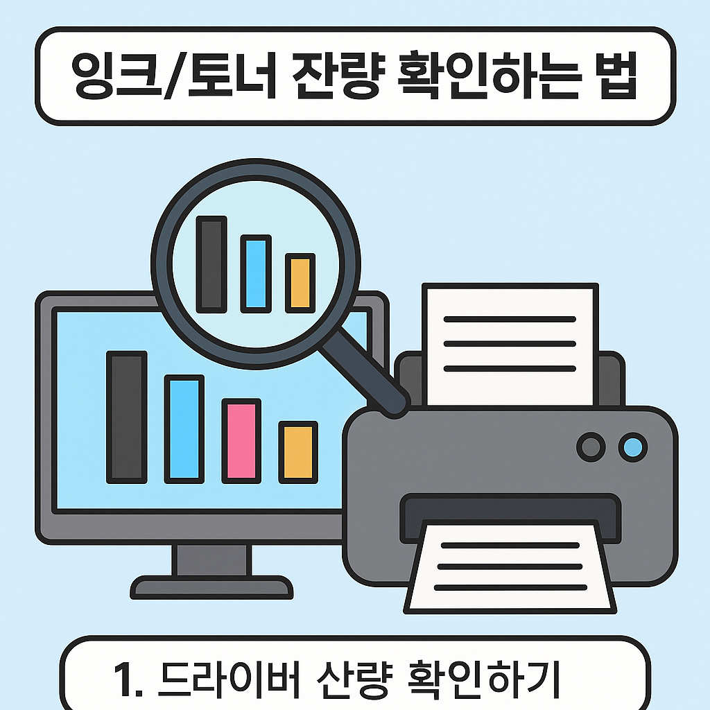 🖨️ 삼성 프린터 잉크 또는 토너 확인 및 교체 방법