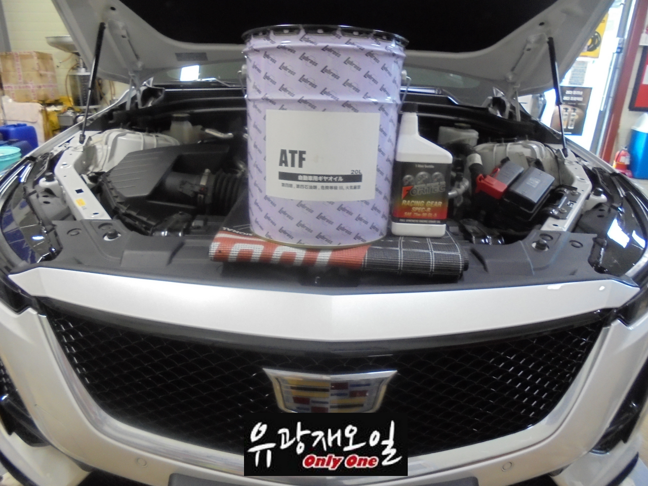 유광재오일캐딜락 Ct5 10단 미션오일and디퍼오일 작업