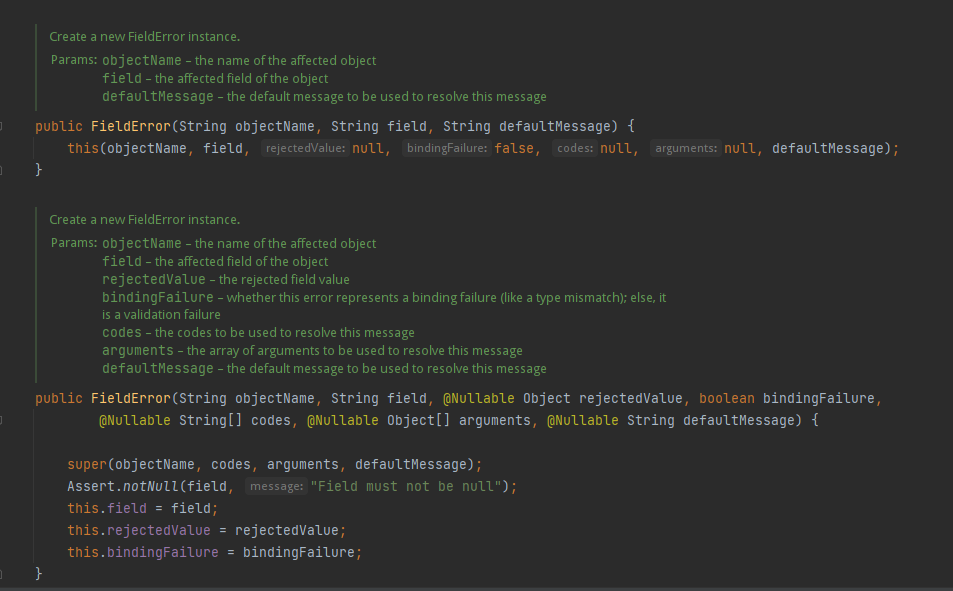 [Spring] BindingResult / FieldError / ObjectError