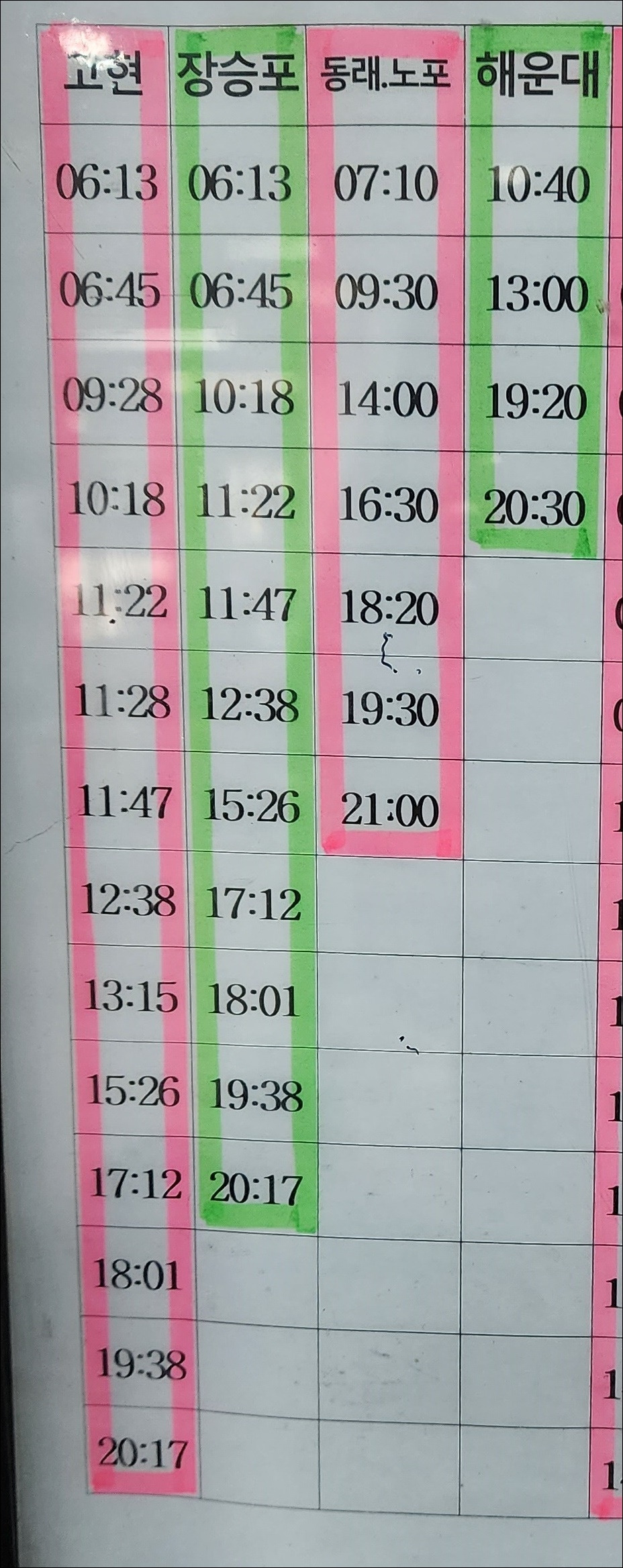 마산남부시외버스터미널 시간표 And 무료 주차장 안내