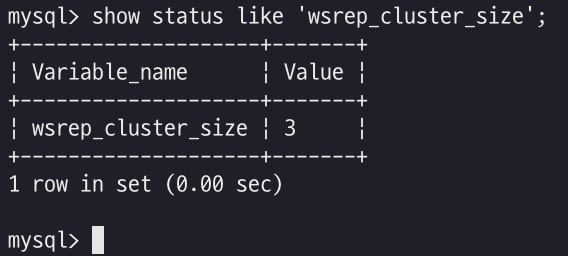 [MySQL] MySQL(mariadb) Galera Cluster 장애 시나리오에 따른 다양한 복구 방법