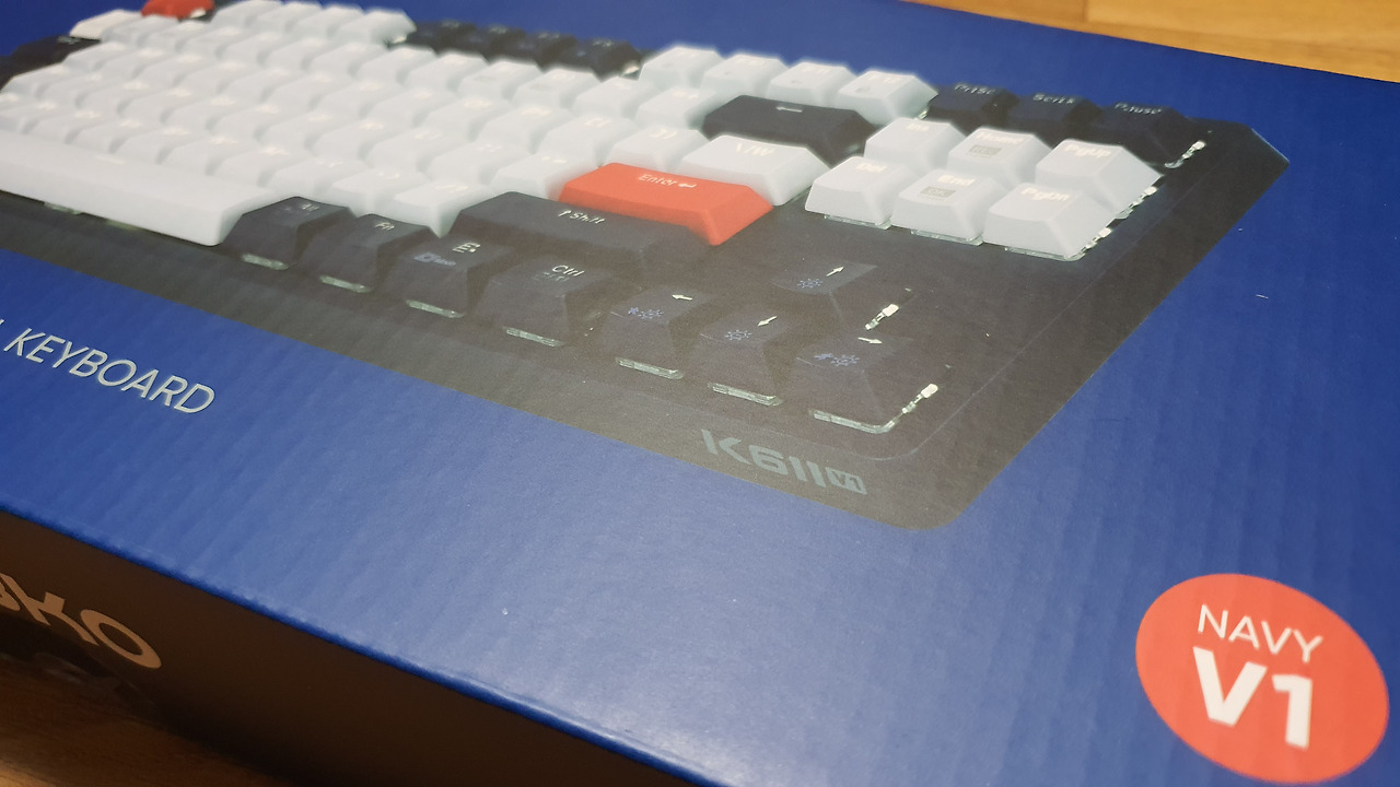 앱코 텐키리스 LED 기계식 키보드 사용후기 - K611 V1