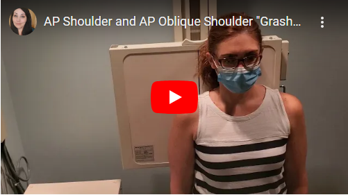 일반촬영 x-ray 엑스레이 어깨(shoulder series) - shoulder true AP (GRASHEY METHOD ...