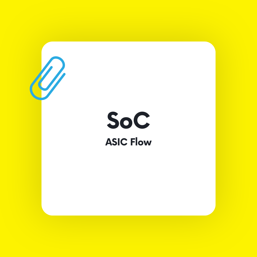 SoC ASIC Flow(디지털 반도체 설계)