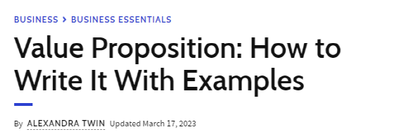 가치 제안value Proposition 정의와 목적 가치의 이미 가치 제안 분석할 때 유용한 팁 가치 제안 캔버스