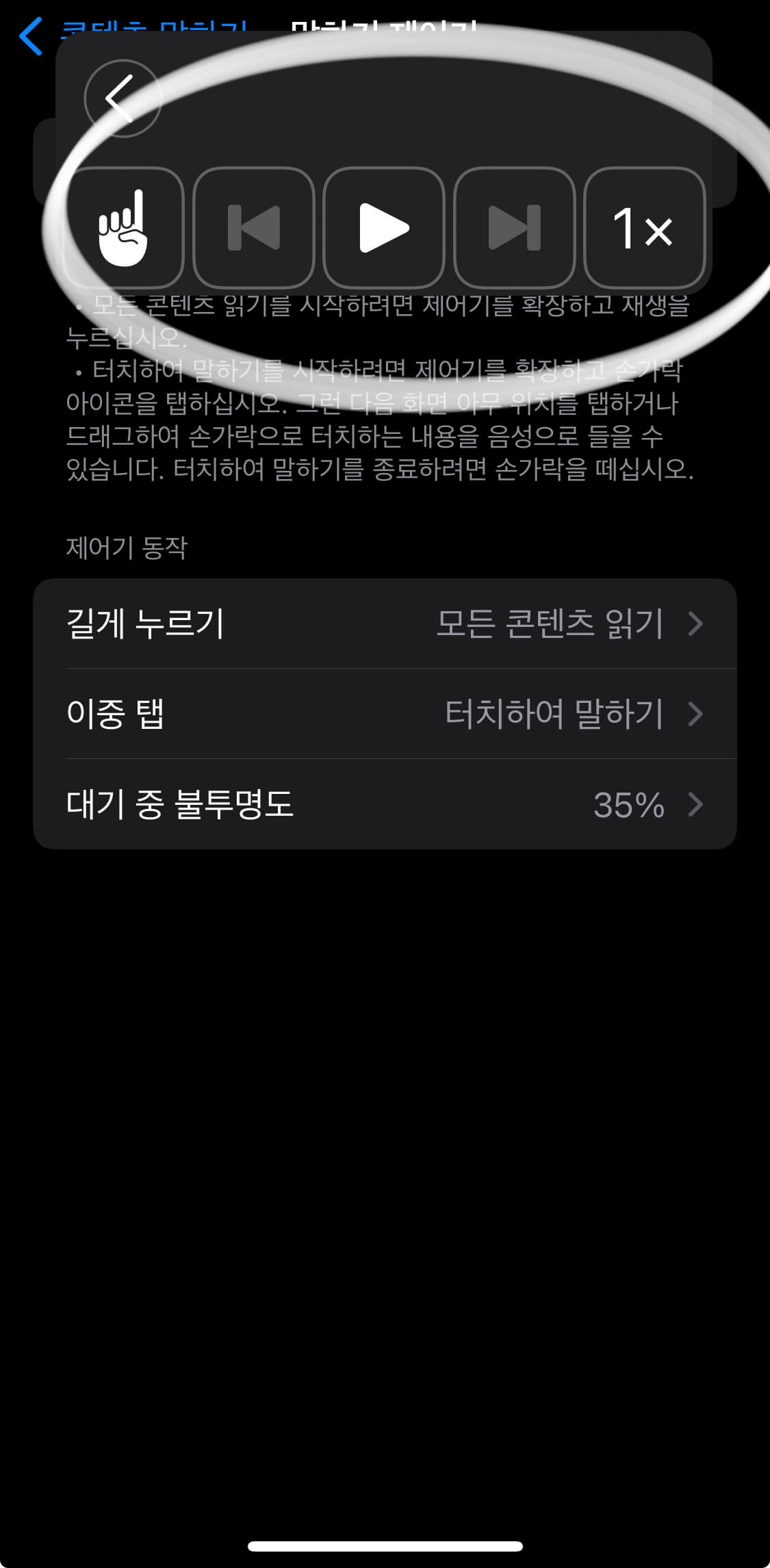 아이폰 읽어주기 기능 Tts 활용 메세지 문자 사진 텍스트 음성 읽기