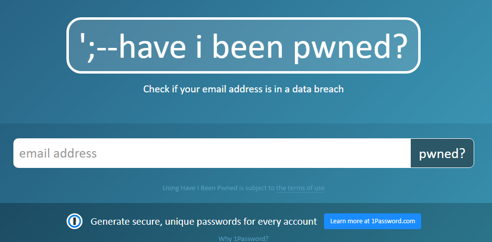 HIBP 사이트 바로가기 사용방법 총정리