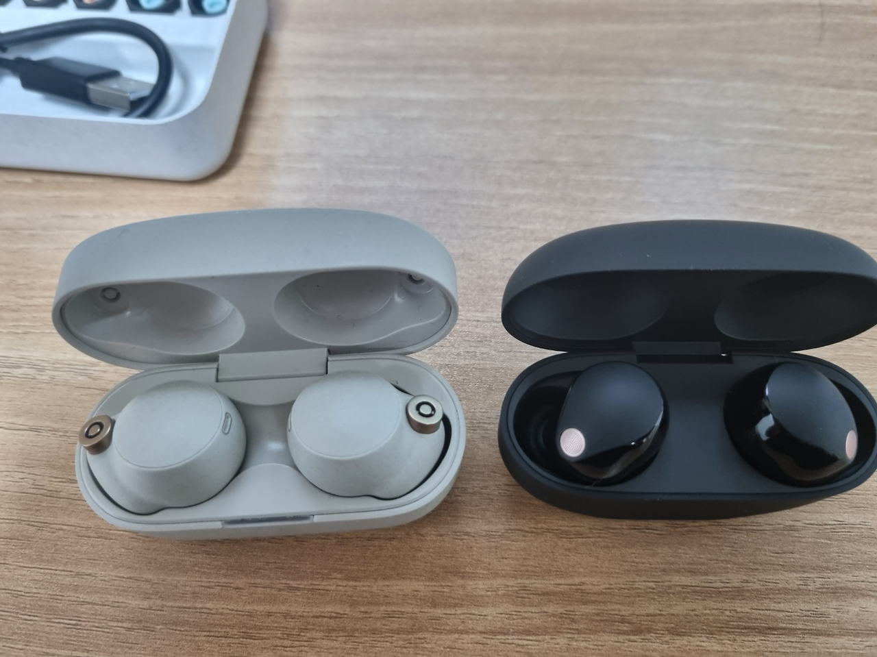 wf-1000xm5 개봉기, 개인평 및 wf-1000xm4와 크기 비교, LDAC 켜는법, 통화품질 - Nahwasa