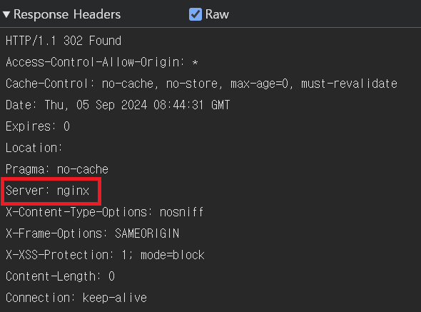 [Nginx] server_tokens - 서버 정보 명시 여부 결정