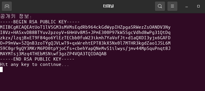 [C/C++] Openssl 활용 RSA 공개키 및 개인키 생성 예제 -- 살구월드