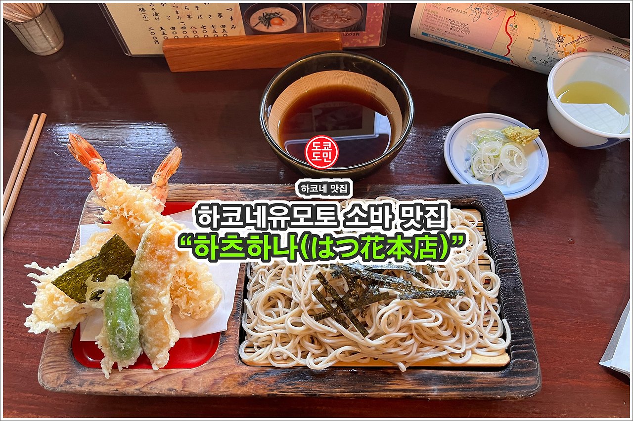하코네온천의 하코네유모토 소바 맛집 하츠하나はつ花