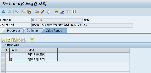 ABAP RANGE 타입 (SIGN, OPTION, LOW, HIGH, SELECT-OPTIONS)