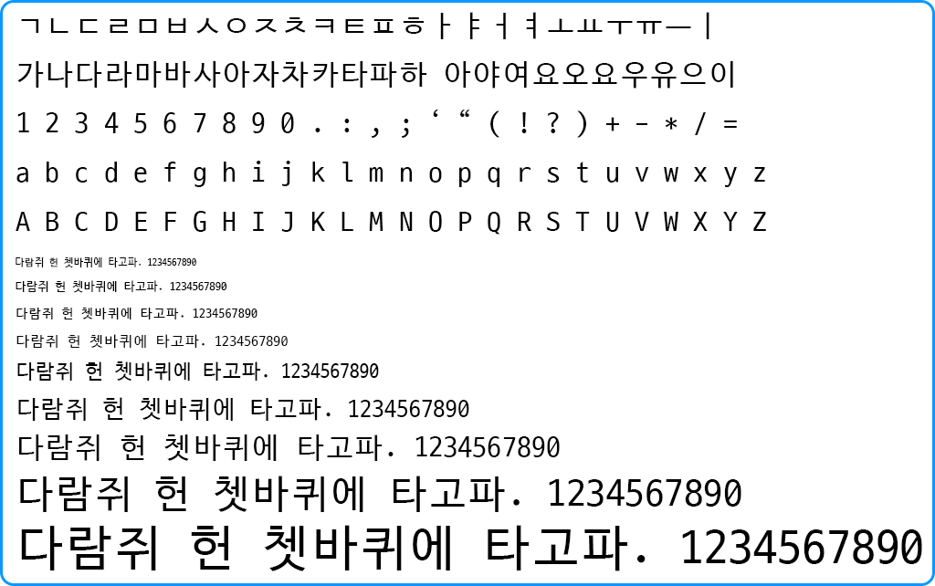 무료 폰트 다운 D2Coding 사용가이드