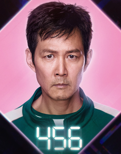 Squid Game; Player 456, also known as Seong Gi-hun Age, real name, and ...