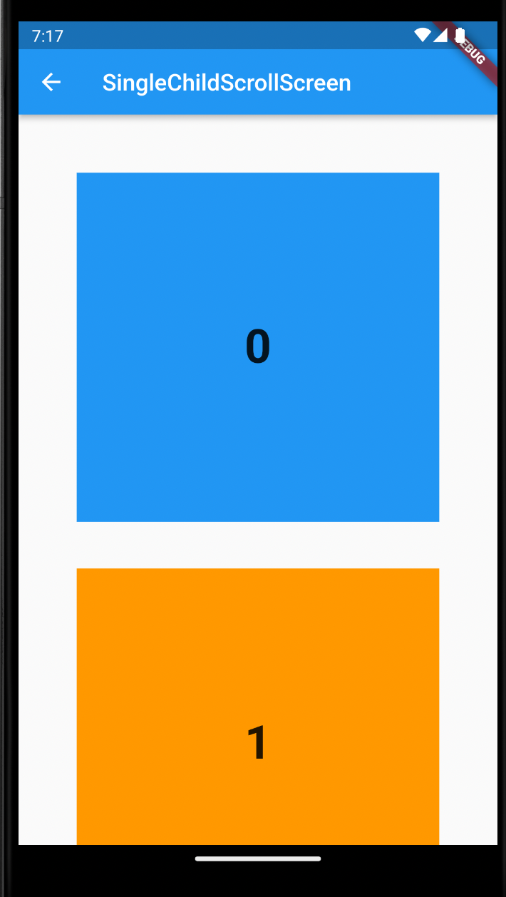 [Flutter] SingleChildScrollView - 사용법
