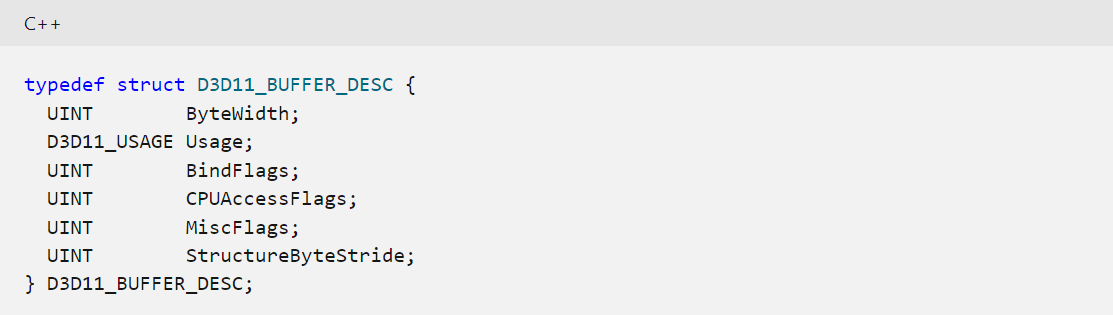 [DX] Constant Buffer, Buffer DESC (Usage)