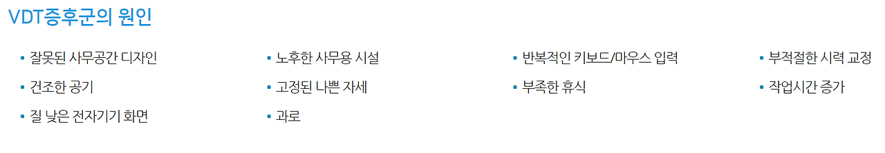 Vdt증후군원인 증상 치료방법 Mz들 주목