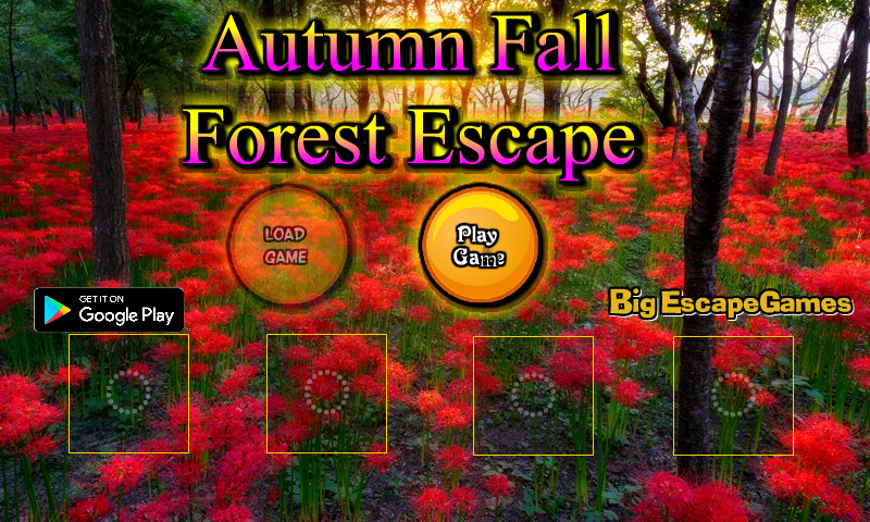 BIG 가을 숲 탈출 (Autumn Fall Forest Escape) - 플래시게임 | 와플래시 게임 아카이브