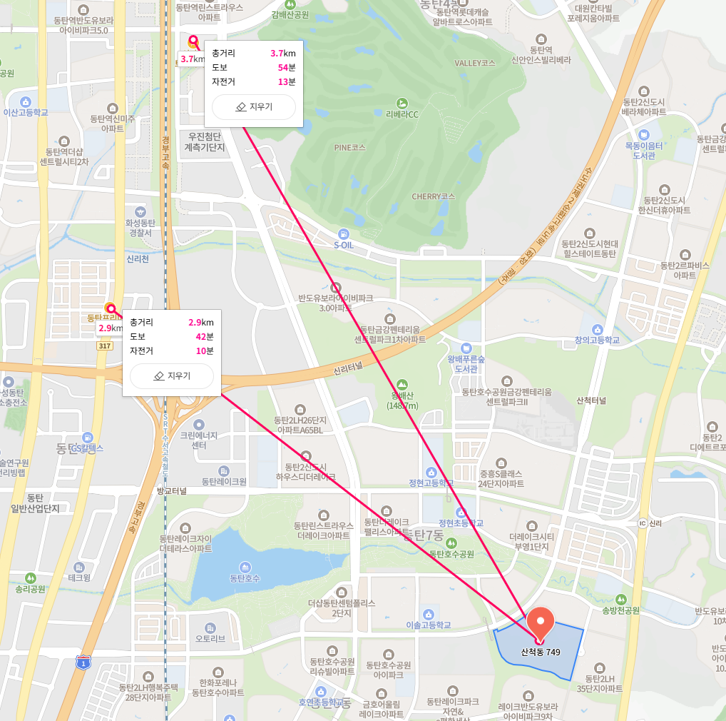 동탄 포레파크 자연앤푸르지오 예상분양가 청약일정 입지환경 분석