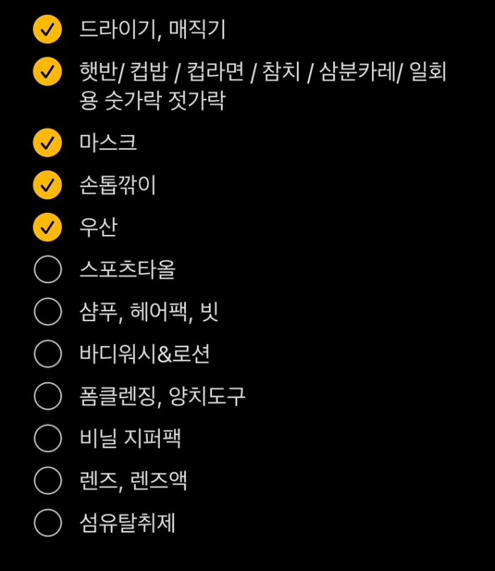 유럽 여행 준비물 리스트 다녀와서 작성하는 후기내돈내산
