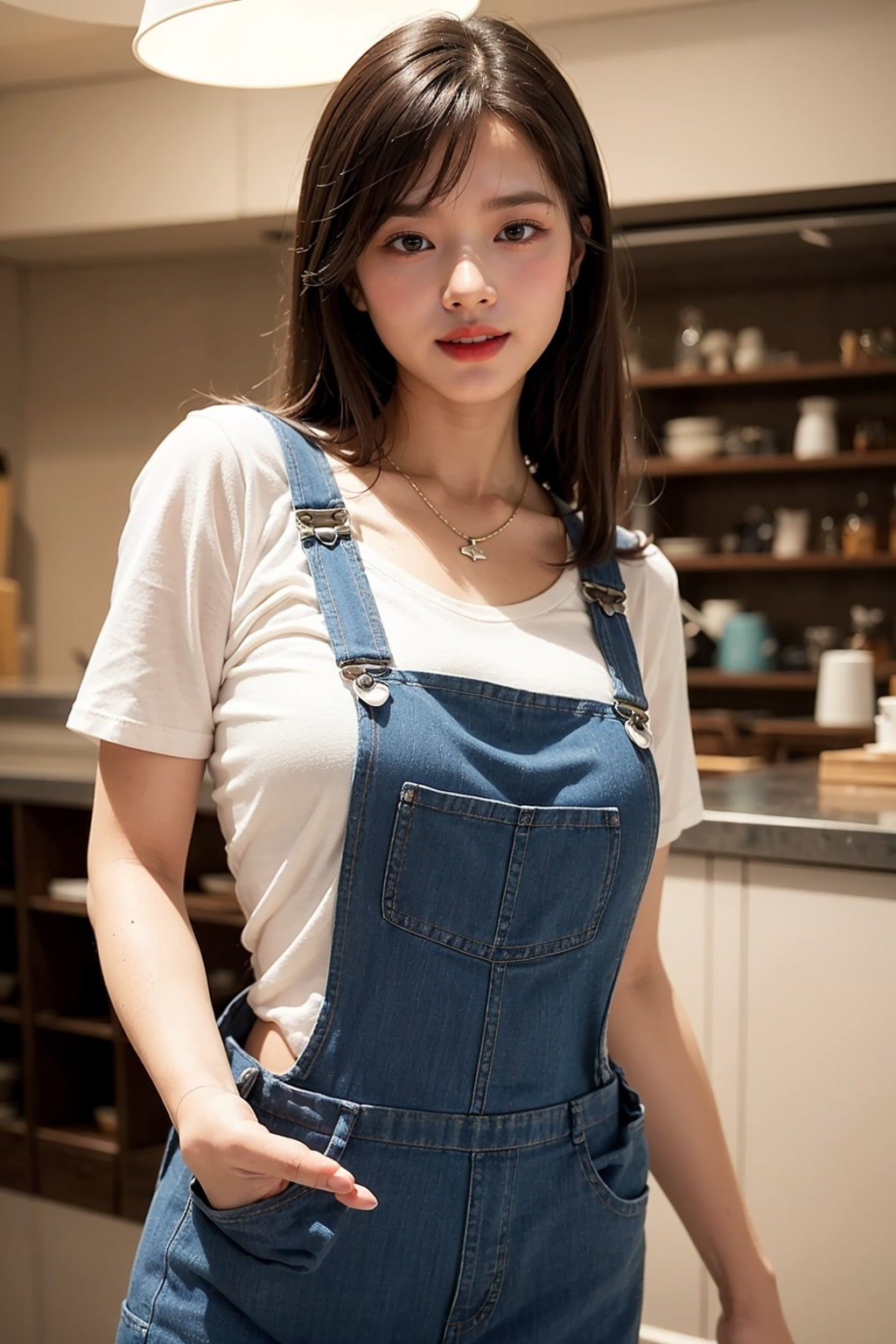 Ai 멜빵바지 입은 여자친구
