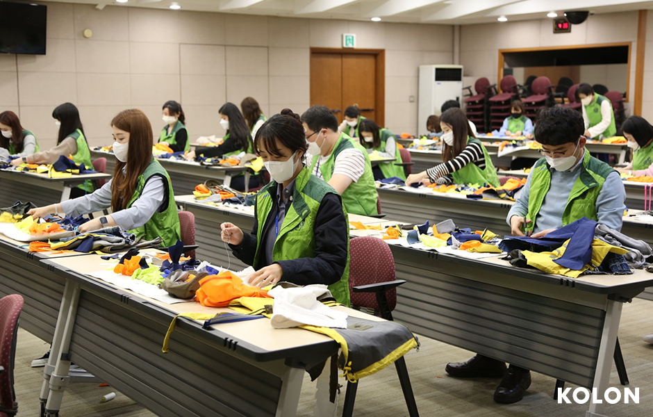 코오롱그룹 공식 블로그 드림 파트너스 위크 쓰담 달리기와 업사이클링으로 일상 속 Esg 실천