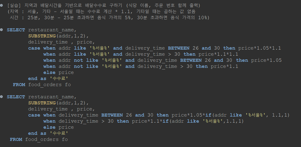 [231205] SQL: REPLACE, SUBSTRING, CONCAT, IF/CASE, CAST