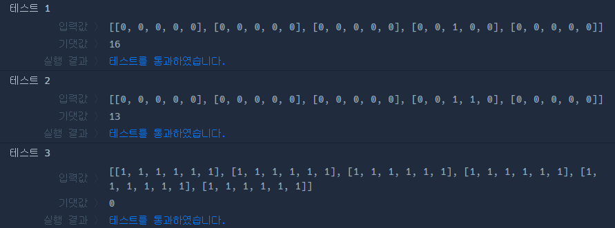 [programmers - python] Lv.0: 안전지대