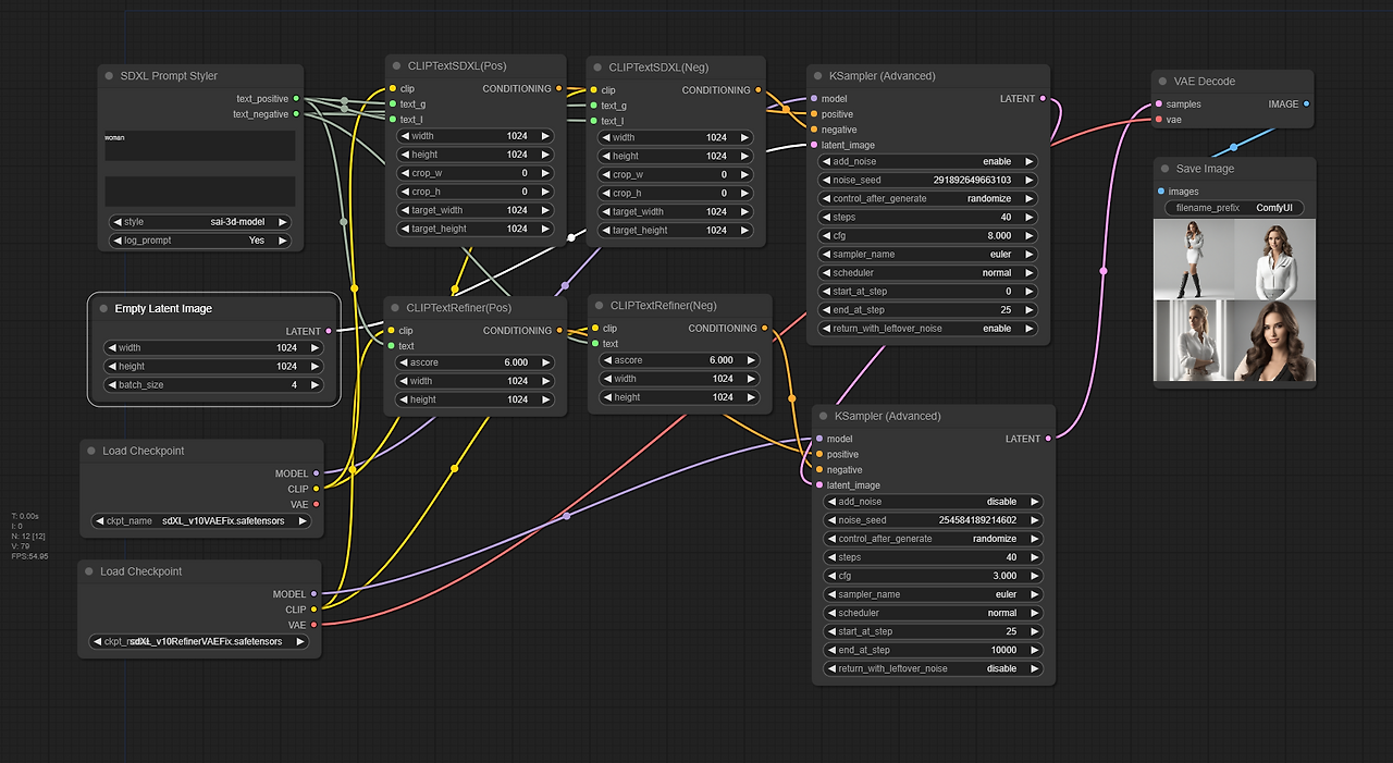 ComfyUI용 SDXL Prompt Styler